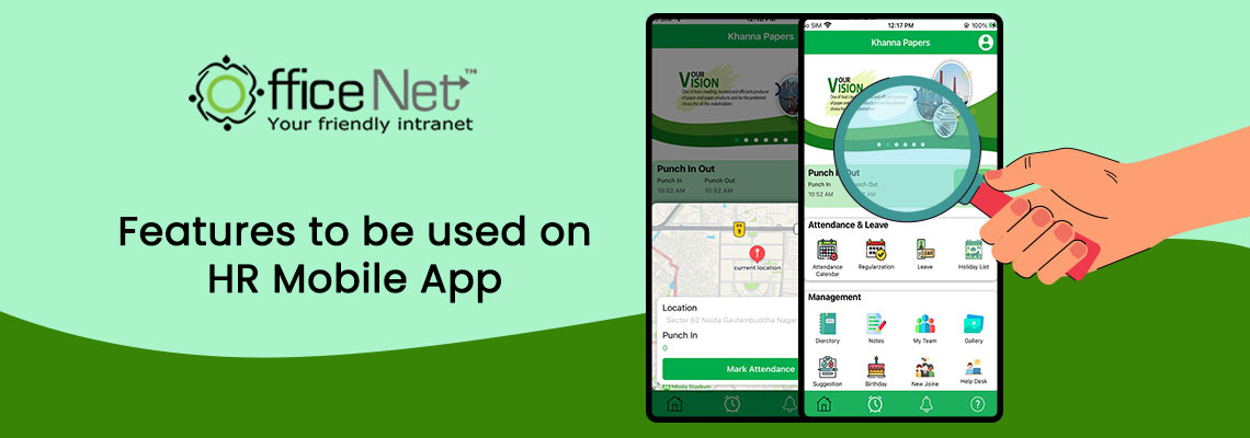 Features to be used on HR Mobile App